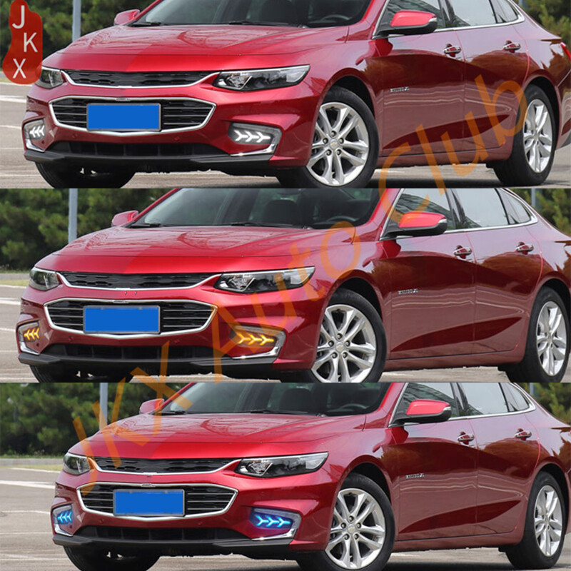 FOR Chevrolet Malibu 2016-2018 LED Daytime Running Light DRL Lamp Turn ...