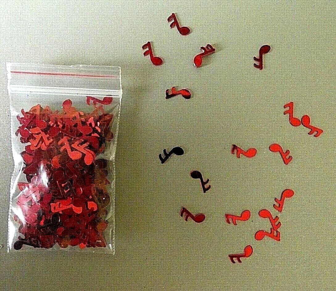 (663,33€/kg) 3 g Deko-Noten ROT, 1cm x 0,3 cm aus Kunststoff Tischdeko ...