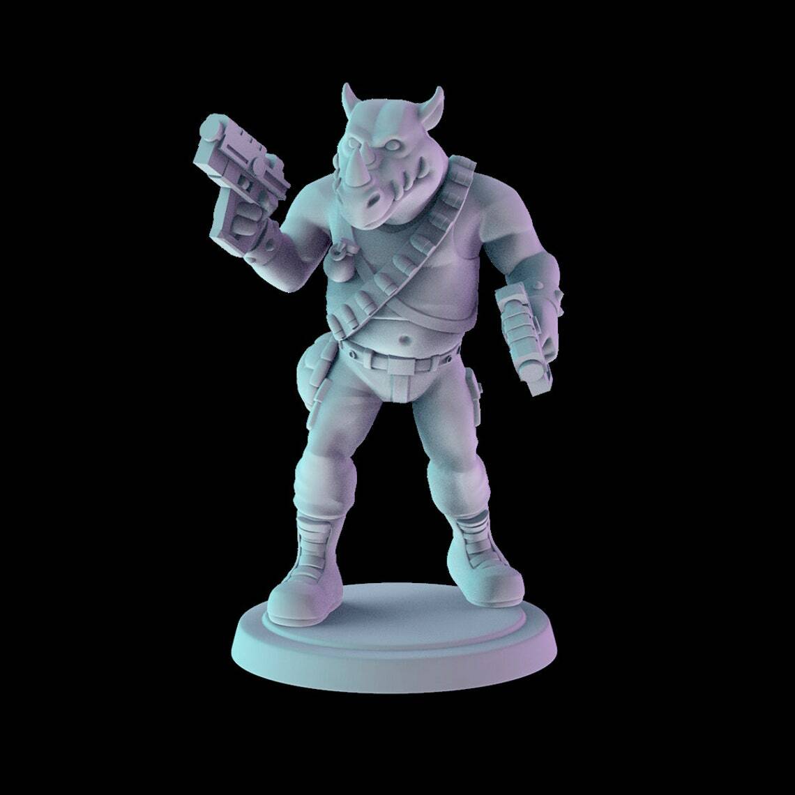 Mutant Rhino 2 | Resin Miniature | 3D Print | Pop Minis TMNT | eBay