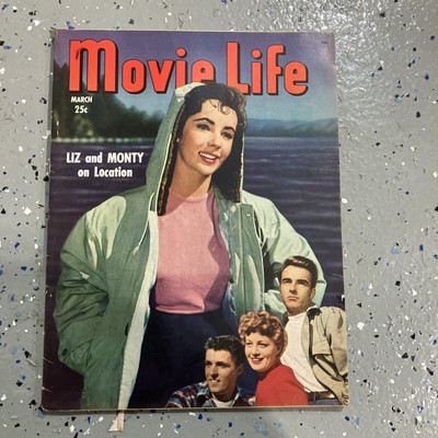 Movie Life Magazine, March 1950, Featuring Liz And Monty | eBay