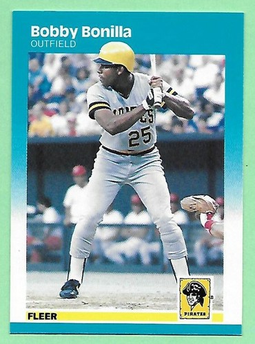 1987 Fleer Baseball Bobby Bonilla #605 Pittsburgh Pirates | eBay