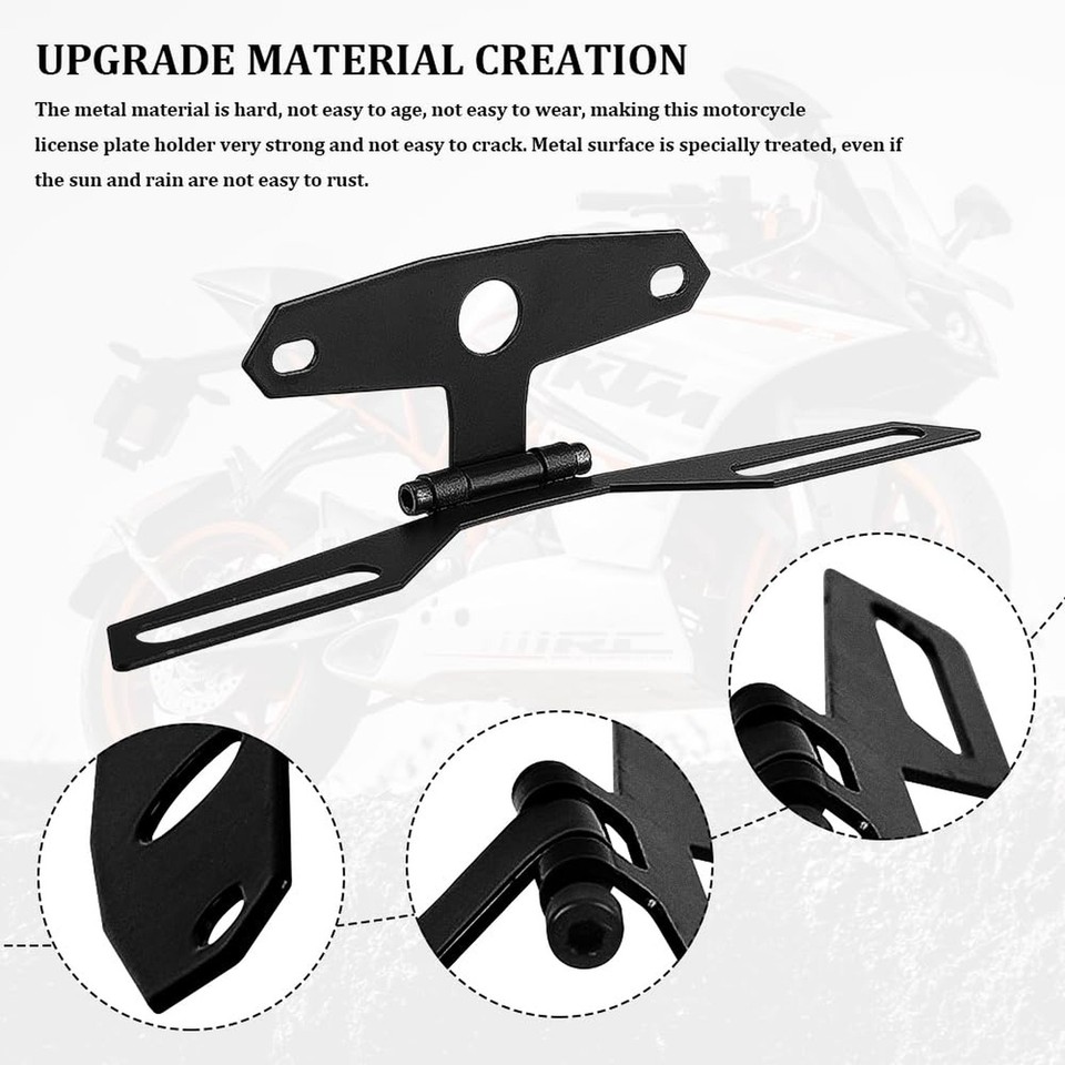 Motorcycle License Plate Bracket, Motorcycle License Plate Holder ...