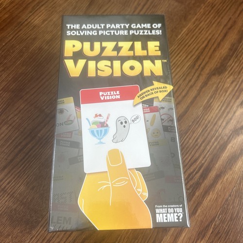 Puzzle Vision Adult Party Game of Picture Puzzles! New Sealed | eBay