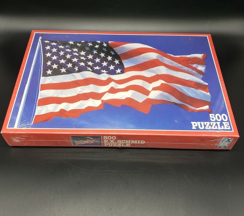 Vintage FX Schmid Puzzle 500 Pc American Flag NEW (M) | eBay