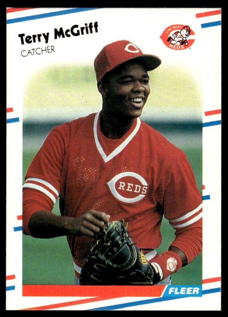 1988 Fleer #240 Terry McGriff Catcher Cincinnati Reds FREE shipping | eBay