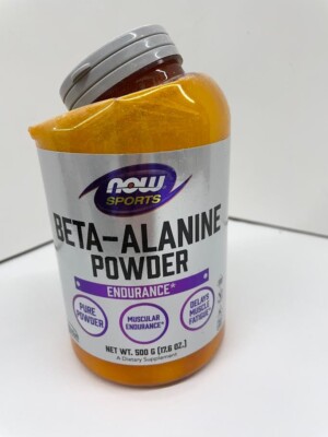 NOW Foods Sports Nutrition, Beta-Alanine Pure Powder 500g (Bottle ...