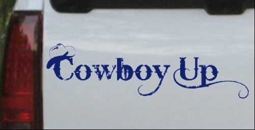 Cowboy Up Decals