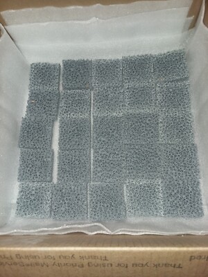 100pcs Selee SiC Ceramic Metal Casting Filter 50x50x13mm #15 Silicon ...