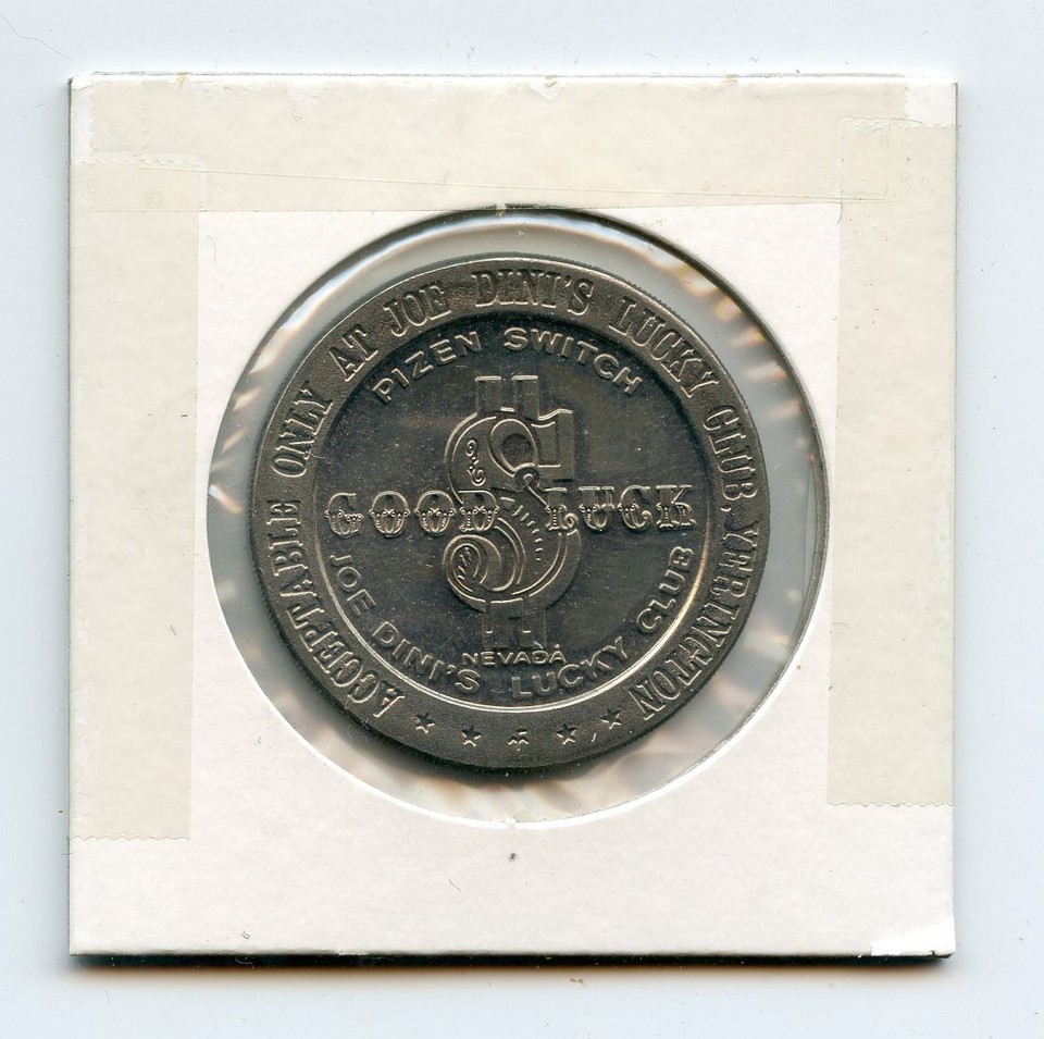 1.00 Token from the Lucky Club Casino Yerington Nevada FM 1968 | eBay