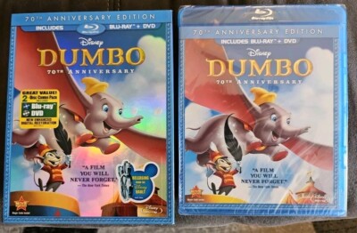 Dumbo (Blu-ray/DVD, 1941) 70th Anniversary Edition 786936797725| eBay