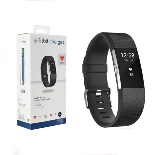 Fitbit Charge 2 Fitness Activity Tracker -Size L | eBay