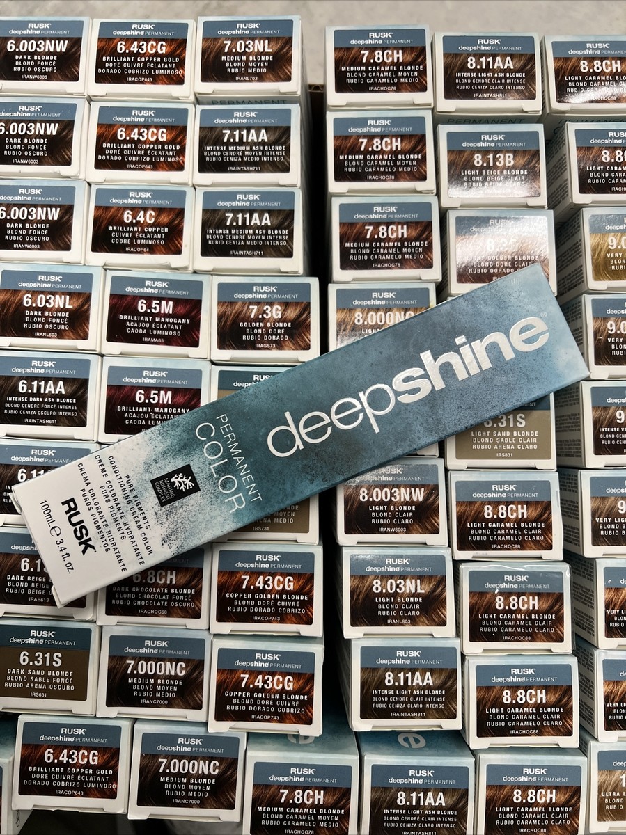 Rusk Deep Shine Permanent Hair Color Chart - Infoupdate.org