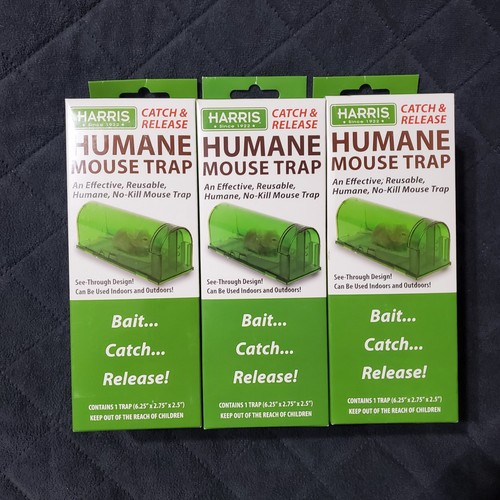 Lot of 3 - Humane Mouse Traps Live Catch and Release Reusable Mouse ...
