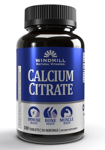 (2PK) Windmill Calcium Citrate 200mg Bone/Muscle/Immune 100 Tablets ...