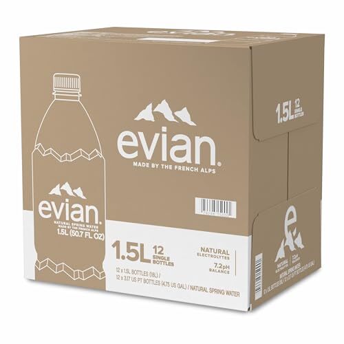 Natural Spring Water, PH Balanced with Natural Electrolytes, 50.7fl oz ...