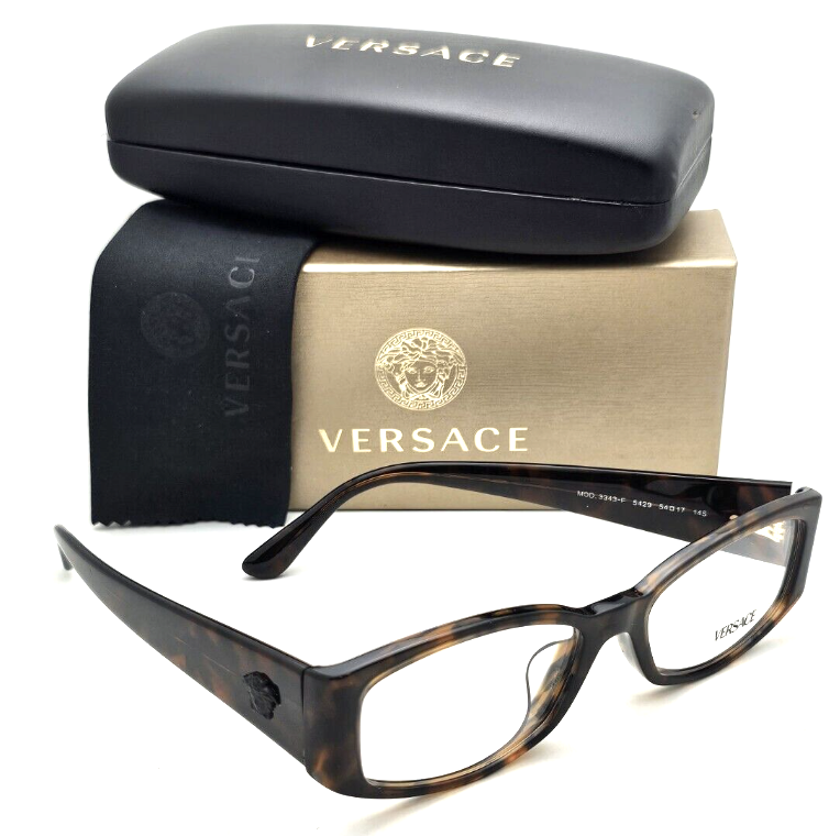 New Versace Reading Glasses MOD. 3343-F 5429 54-17 145 Tortoise Frames ...
