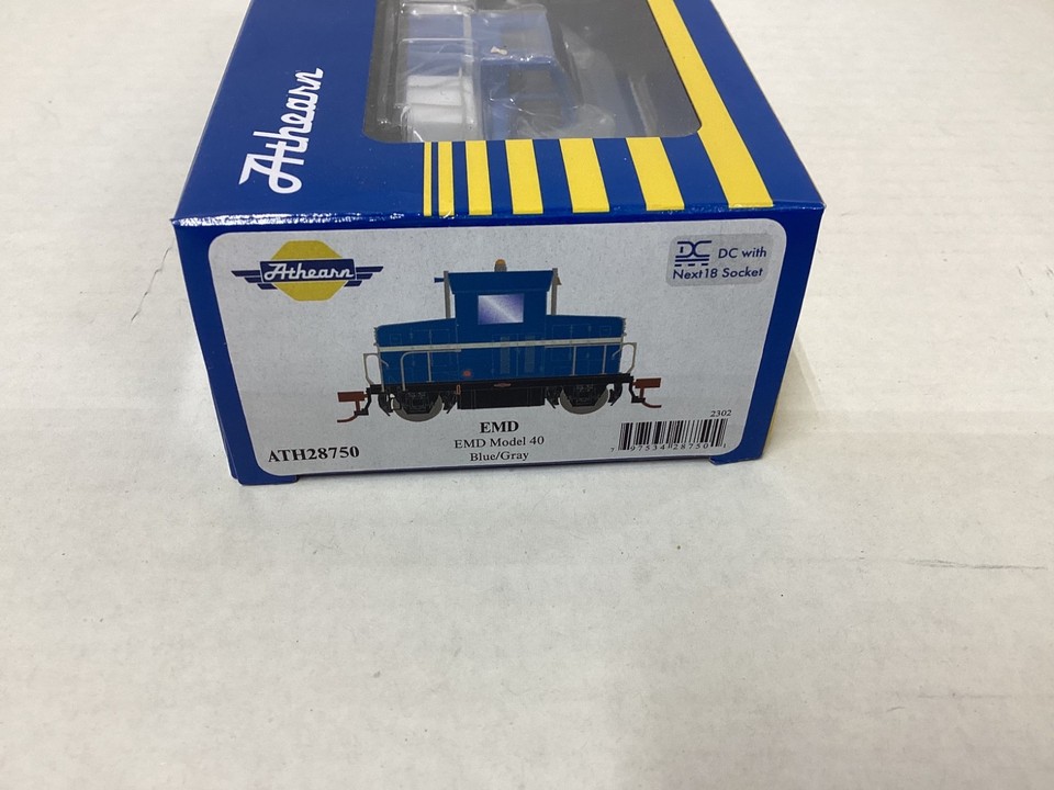 Athearn #28750 HO scale "EMD” EMD Model 40 Blue/Gray | eBay
