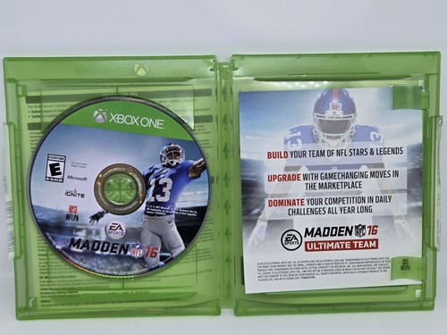 EA Sports Xbox One Madden NFL 16 Football Simulation Video Game Used E ...