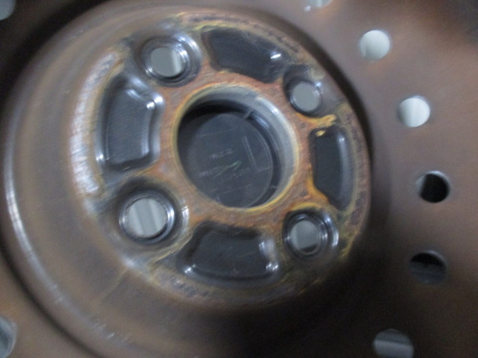 JDM Mini Kei Truck 4x100 12x3.50 12" Steel Wheels w/ Suzuki Center Caps ...