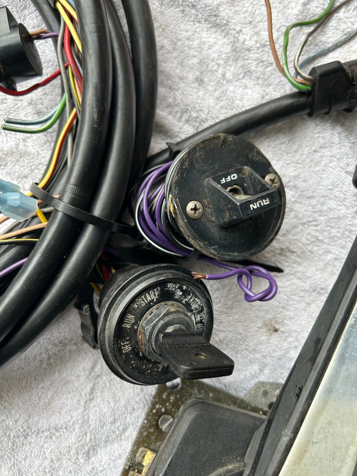 Complete Flush Mount Outboard Controls Mercury Mariner Quicksilver ...