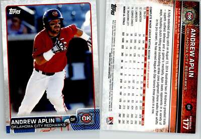 Andrew Aplin 2015 Topps Pro Debut #177 Oklahoma City Redhawks | eBay