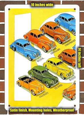 Metal Sign - 1940 Cars- 10x14 inches | eBay