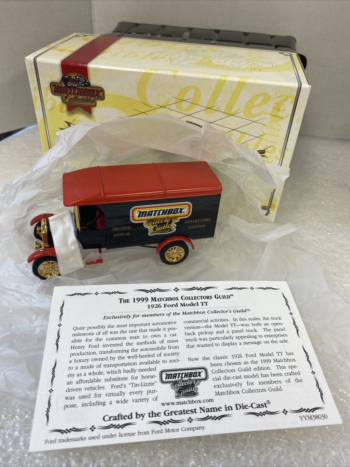 1999 Matchbox Collectors Guild 1926 Ford Model TT 2nd Annual Collectors ...