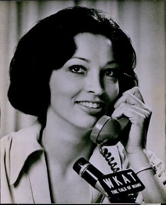 LG828 1976 Original Photo LYNNE RUSSELL Program Director WKAT Radio ...