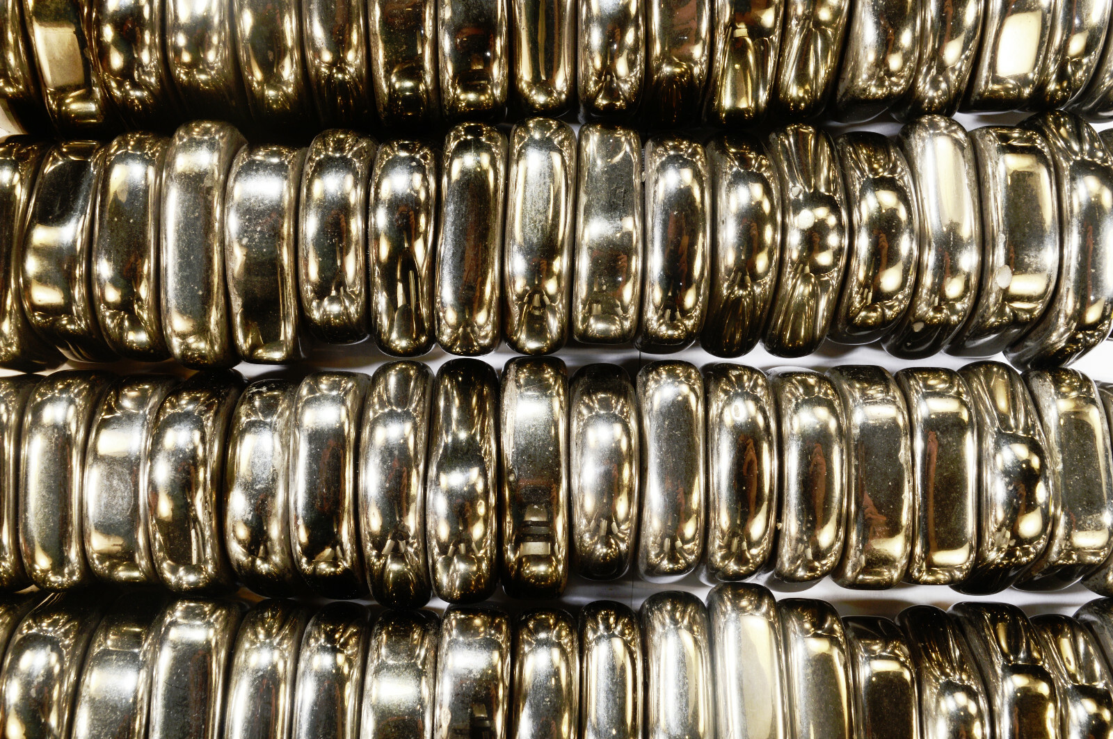 Silver Magnetic HEMATITE 1 1/2" Polished Tumbled Magnetic Rock Mineral ...