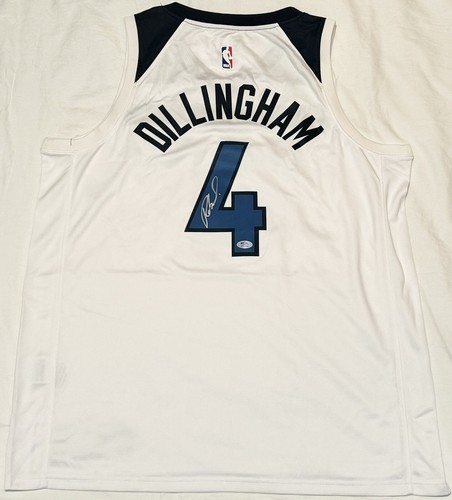 Rob Dillingham Signed Autographed Minnesota Timberwolves Jersey PSA/DNA ...