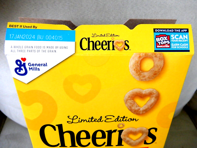 Cheerios Box Heart