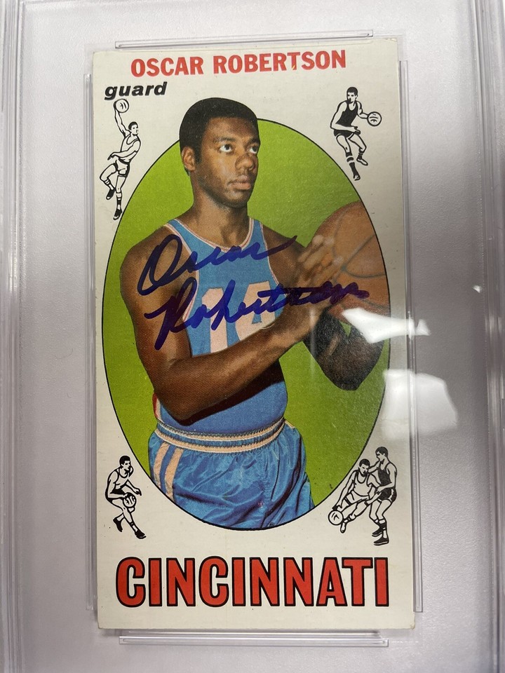 1969 Topps Oscar Robertson Auto Autograph Signed PSA Authentic | eBay