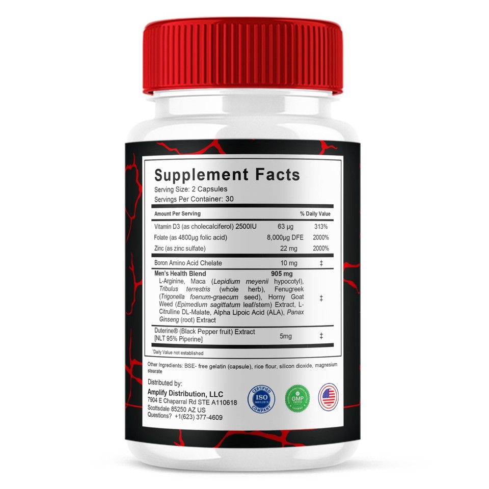 Vitruz Grow Supplement, VitruzGrow Max Strength Capsules (60 Capsules ...