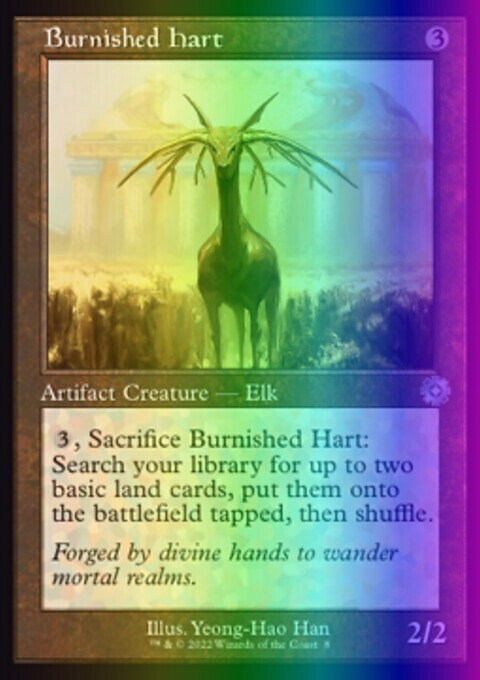 MTG Burnished Hart (8/126) The Brothers' War Retro Artifacts NM FOIL | eBay