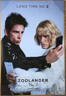 ZOOLANDER 2 MOVIE POSTER 2 Sided ORIGINAL Advance Version B 27x40 BEN ...