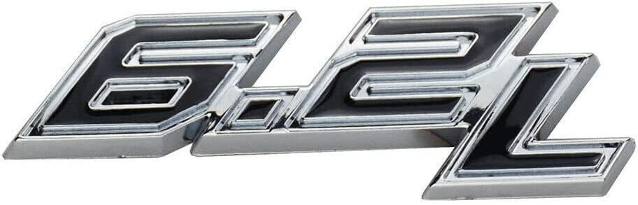 6.2L Emblem Car Badge 6.2 Powerstroke Turbo Fender Decal for F250 350 ...