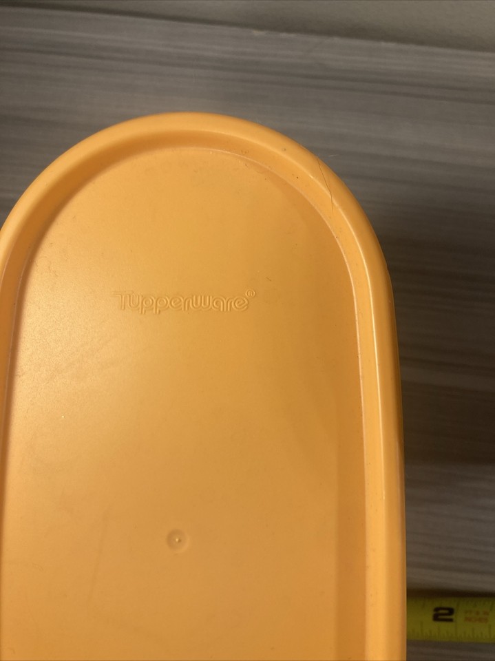 Tupperware Modular Mates oval #2, & 3 orange Verschlussdeckel ...