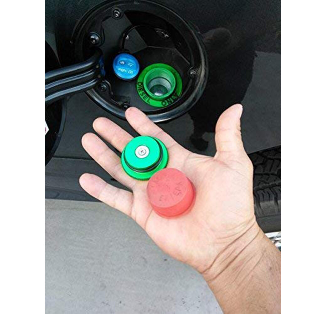 Magnetic Diesel Fuel Cap＋DEF Cap Accessory For Dodge RAM Truck 1500 ...