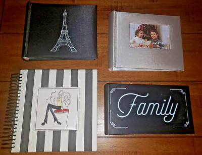 LOT 4 French PARIS Themed Journals Notebooks & Photo Albums - France ...