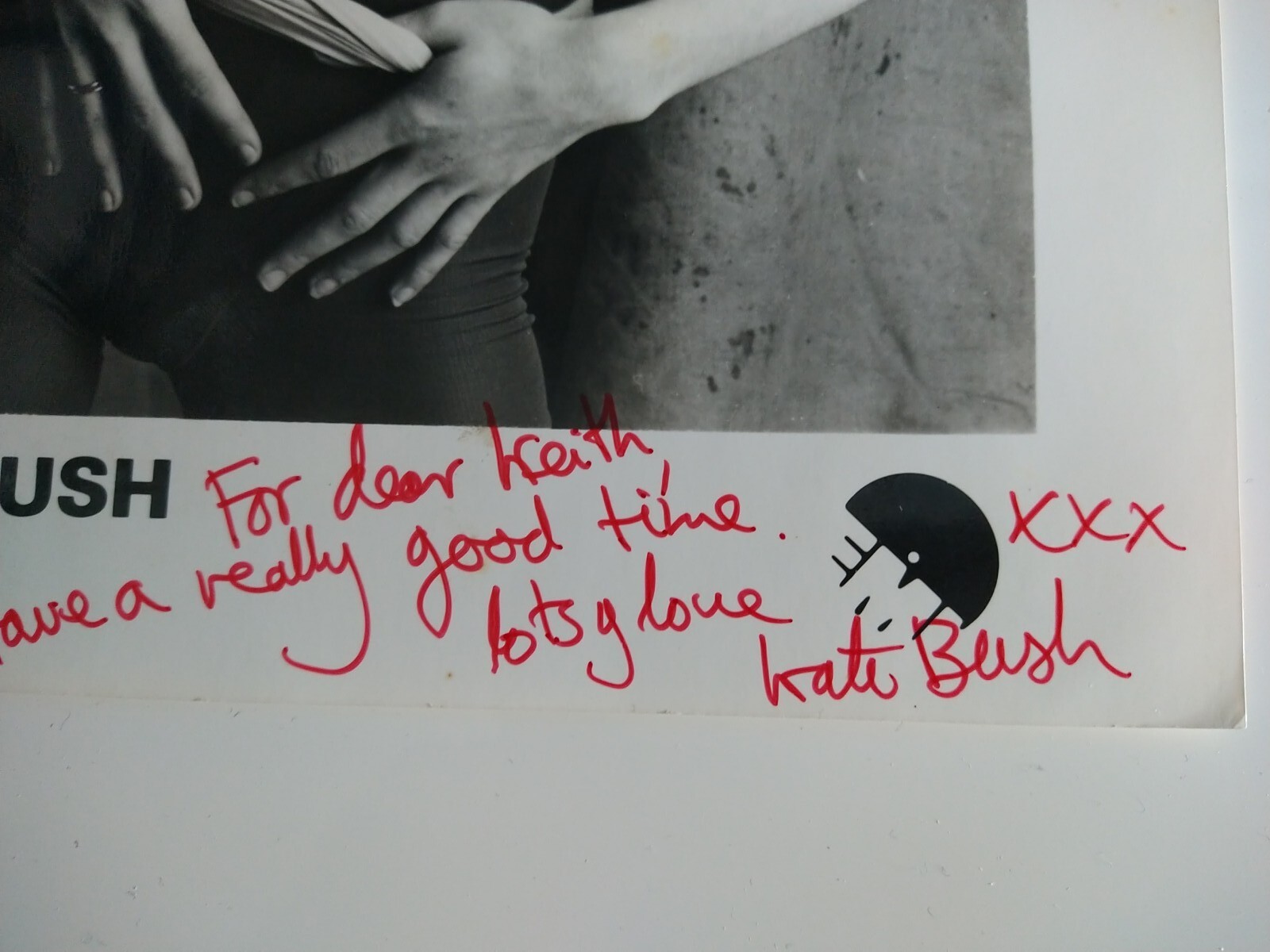 Extremely Rare Kate Bush Signed Autograph Photo By Gered Mankowitz 1978 ...
