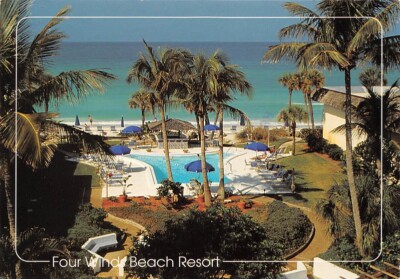 Four Wind Beach Resort Florida Continental Size Postcard 4" by 6" | eBay