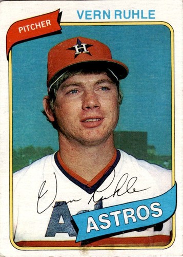 1980 Topps #234 Vern Ruhle Houston Astros Baseball Card | eBay