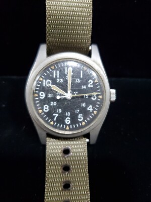 Hamilton H3 Military Watch Mil-W-46374B Nov 1977 | eBay