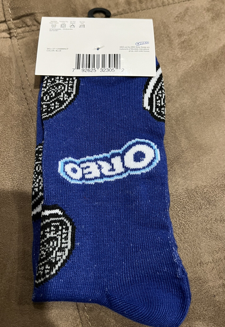 Crazy Socks Oreo Cookie Mens Crew Socks Size 6-12 | eBay