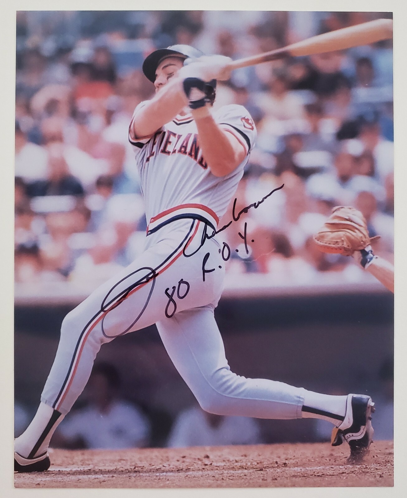 Joe Charboneau Signed 8x10 Photo MLB Cleveland Indians 1980 ROY RAD | eBay