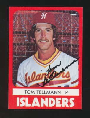 1980 TCMA *HAWAII ISLANDERS* -#14 TOM TELLMANN *Autographed* | eBay