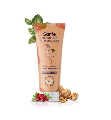 Sanfe Brightening Intimate Scrub For Women Removes Darkness & Whitening ...