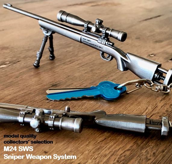 Diecast Model Gun Sniper Rifle AWM M24 KAR98 WW1 1:6 Military Gun ...