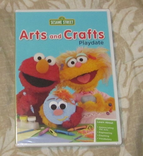 SESAME STREET ARTS AND CRAFTS PLAYDATE DVD BRAND NEW FREE SHIPPING ...