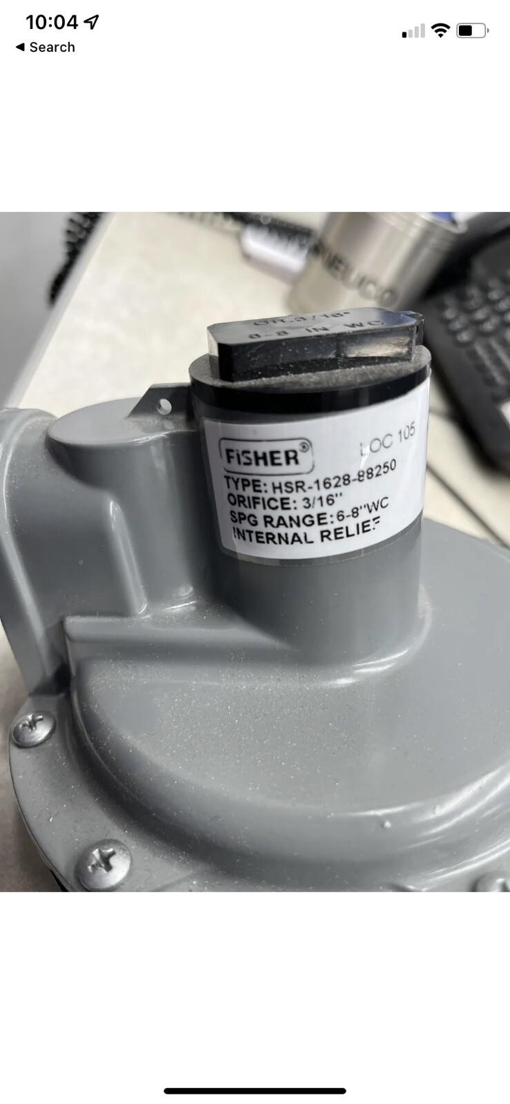 Fisher HSR-16288-8250 Pressure Regulator Emerson for sale online | eBay